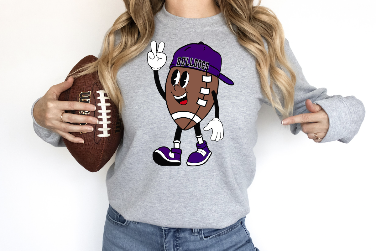 Bulldogs Football Guy Digital Download – LoveThatForYou